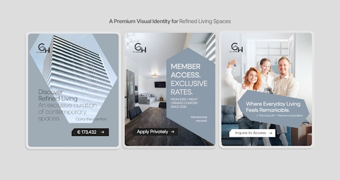 High end single ad banner linkedin, facebook, instagram by Olegchuprina ...