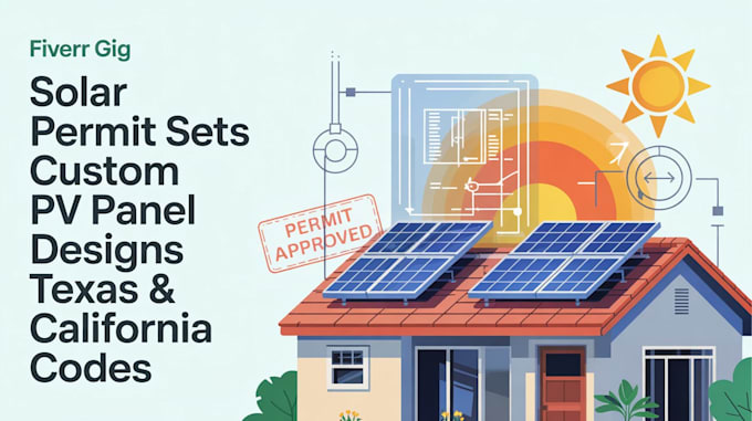 Prepare solar permit sets and custom pv panel designs by Chad_solar ...