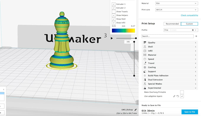 Design your custom 3d printable model or logo in blender