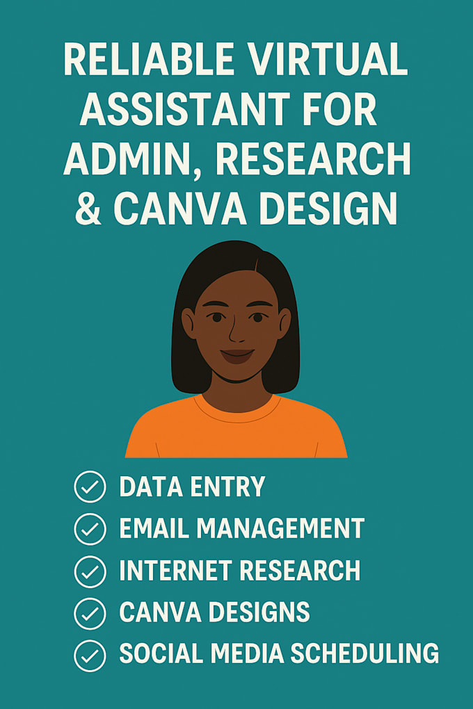 Be your reliable virtual assistant by Josephfritz2023 | Fiverr