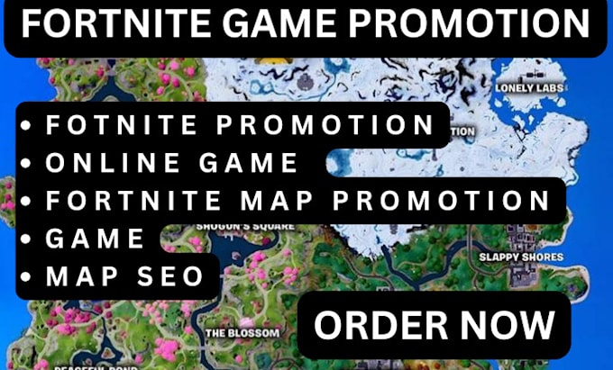 Fortnite steam game promotion, map promotion by Goldenm_12 | Fiverr
