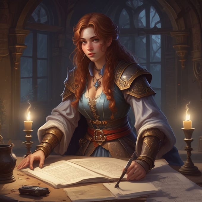 Dnd character art and dnd character art by Juliotensen | Fiverr