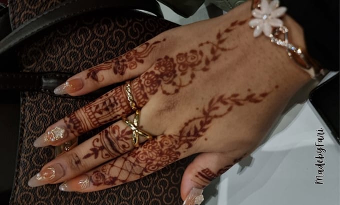 Create custom henna designs and printable sheets by Madebyfari | Fiverr