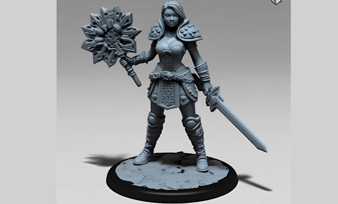 Premium 3d character sculpting for dnd miniatures resin or fdm printing ...