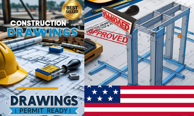 Create architectural drawings, floor plan construction, usa permit ...