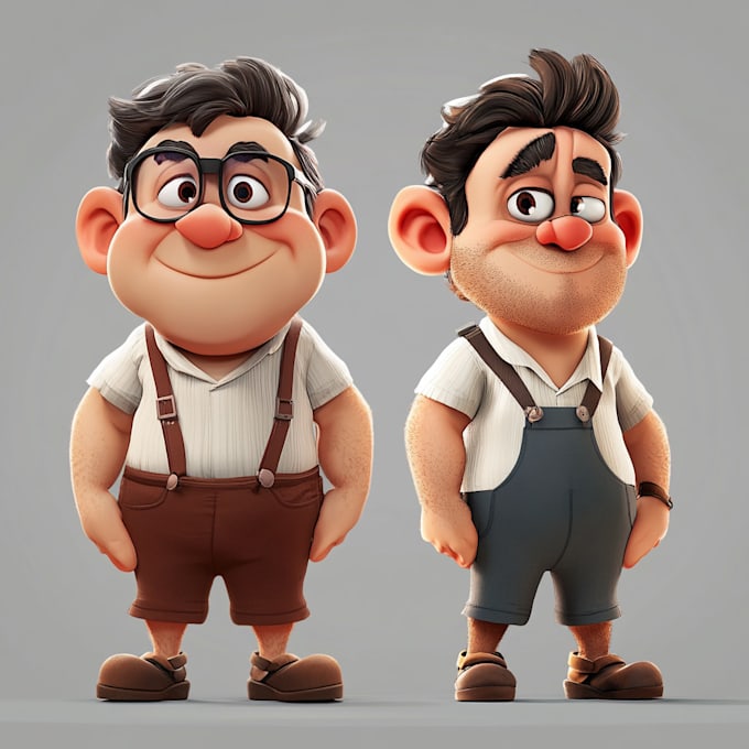 Design custom cartoon character art for you by Vleentile___ | Fiverr