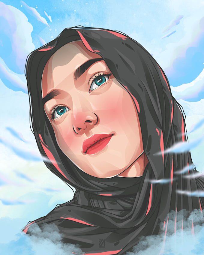 Make a great close up vector face by Icanvector | Fiverr