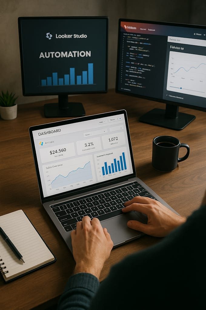 Create stunning data dashboards using looker studio or streamlit by ...