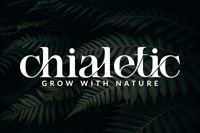 Do custom luxury letter mark wordmark lettering typography logo for ...