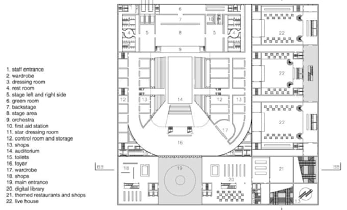 Make architectural design floor plans elevation and section in autocad ...