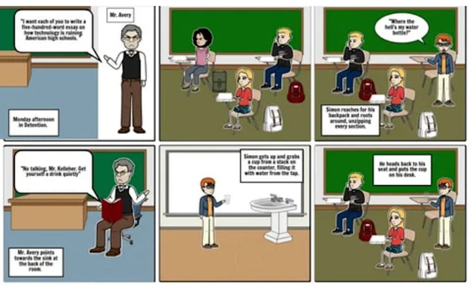 Draw comic story board comic manga page webtoon by Comic_mariam | Fiverr