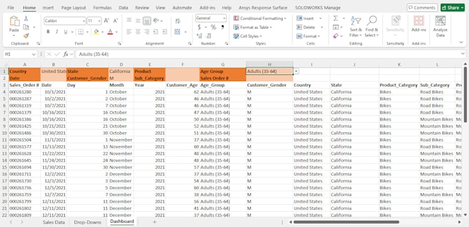 Create smart excel, google sheets, and python solutions by Ahmad_4ziz | Fiverr
