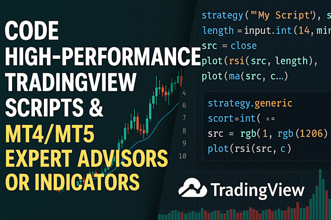 Code professional tradingview scripts, mt4,mt5 eas, and custom indicators by Sodmar_tech32 | Fiverr