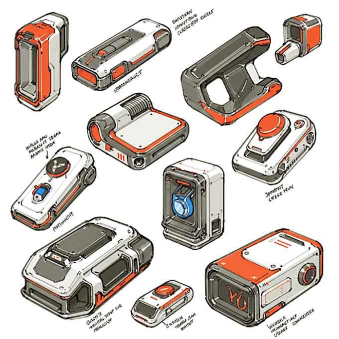 Product design concept sketches to describe your project by Susan_lday ...