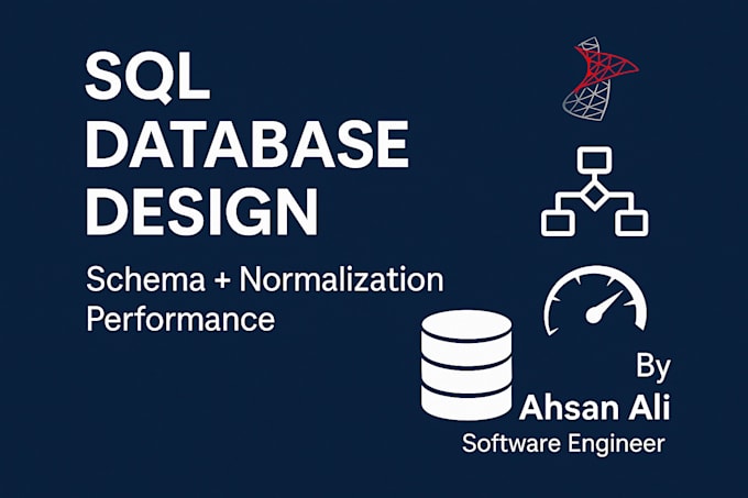 Design and develop optimized sql database with schema, normalization and perform by Mustafa ...