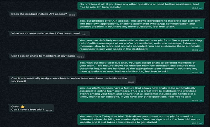 Build ai chatbot, whatsapp ai zapier integration, deepseek, dialogflow, chat gpt by Willamsbot ...