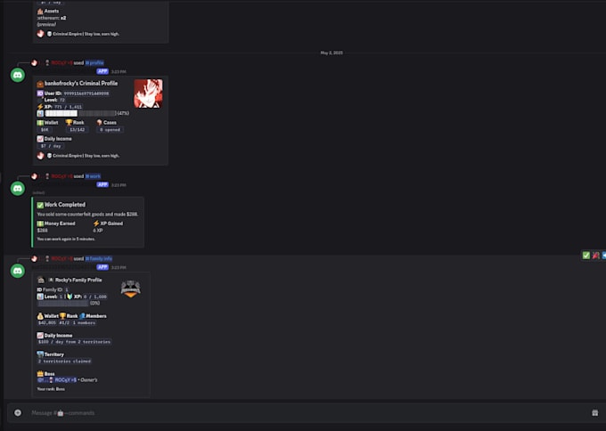 Build a powerful discord bot with custom features in python by Rockyempirelegi | Fiverr