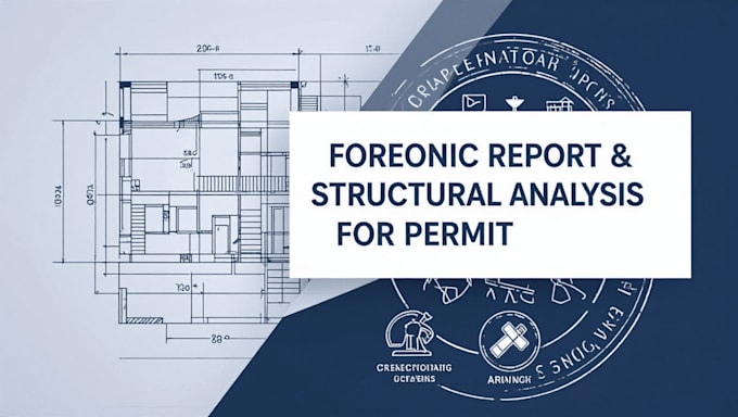 Do forensic structural analysis forensic report analysis stamp for permit by Ben_smith45 | Fiverr