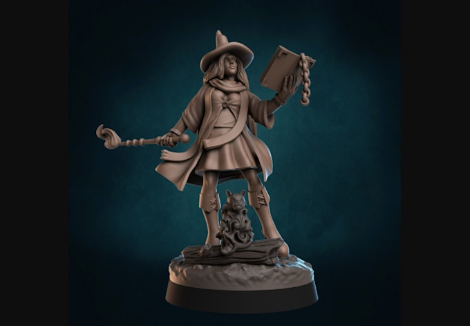 Create 3d dnd miniature,3d game board,tabletop model rendering stl file ...