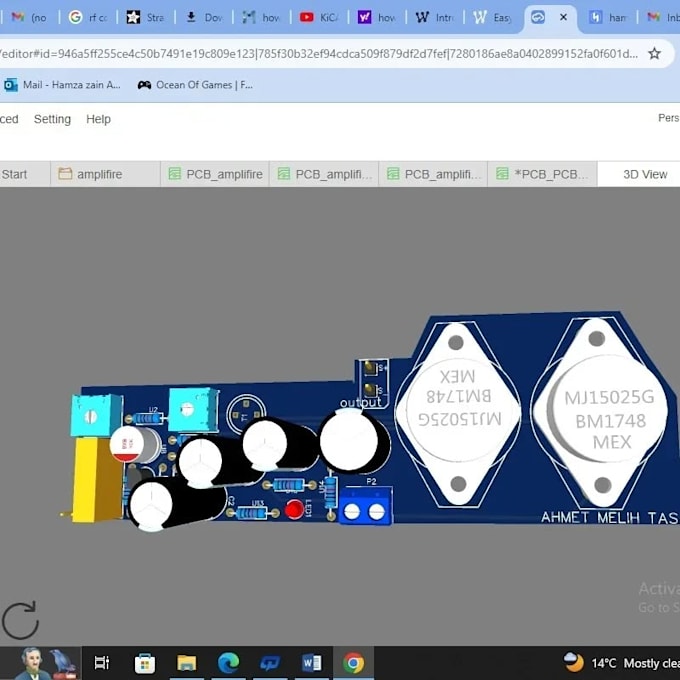 Do pcb design, schematic, pcb layout using autodesk eagle, altium and ...