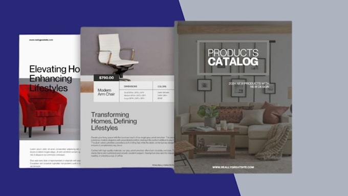 Design digital product catalogue, fashion lookbook sale sheet magazine ...