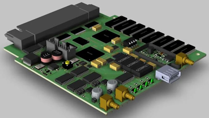 Design pcb, draw schematic, and generate 3d model using altium or kicad ...