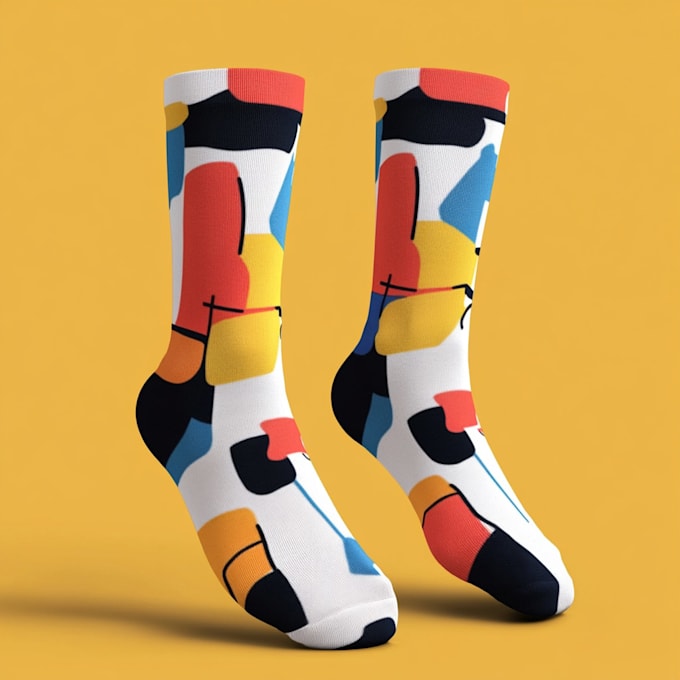Draw unique socks design for your brand by Acuramoss | Fiverr