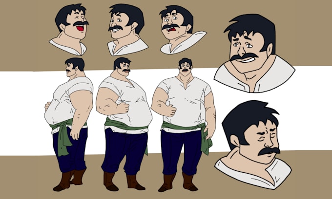 Create and design your characters from scratch by Uddhavanimates | Fiverr