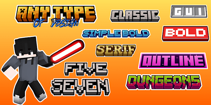 Create 3d minecraft thumbnail titles by Theoryboy23 | Fiverr