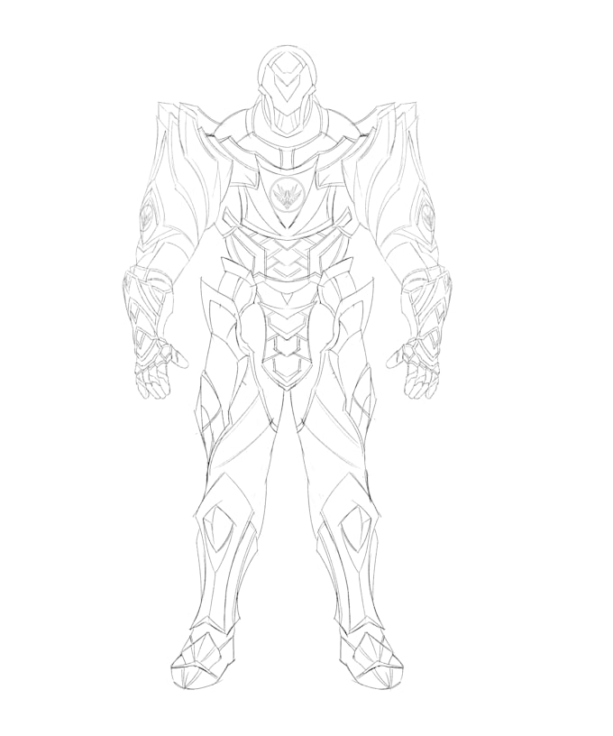 Draw any line art and sketch for you by Tomaakterj | Fiverr