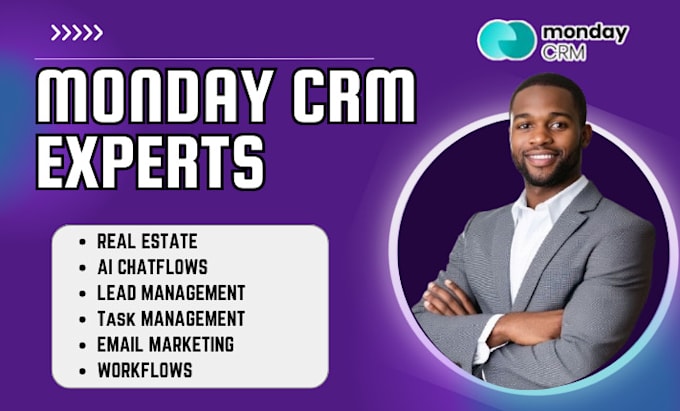 Do monday crm setup automation tasks deals forms client portal ai clickup expert by Smithe_joh ...