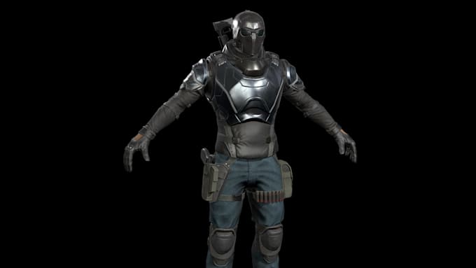 Game ready 3d character, unity ue5 3d model, aaa texture, ue5 rig, game ...