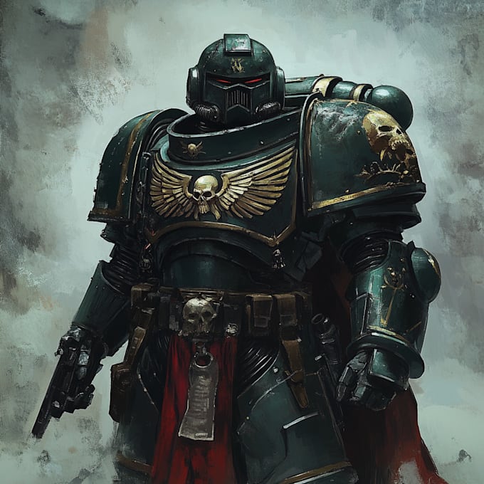 Draw a warhammer 40k character art by Thaanilaelen | Fiverr