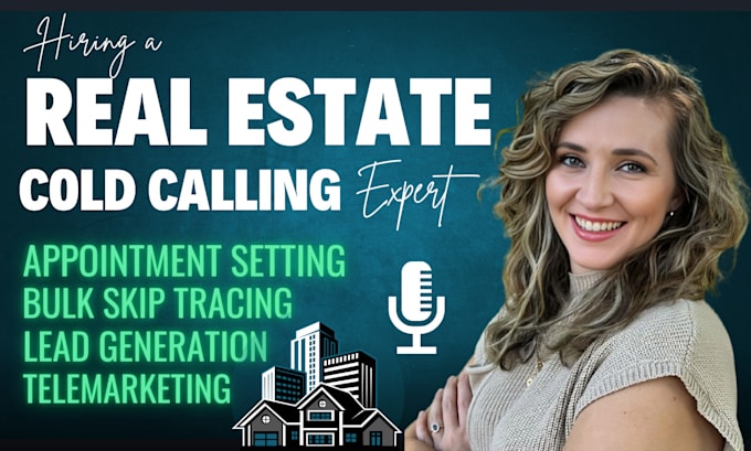 Do usa real estate cold calling janitorial appointment setting lead generation by Theresa_j_m ...