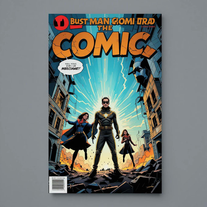 Do comic book cover comic cover page design comic book by Goorsouks9 ...