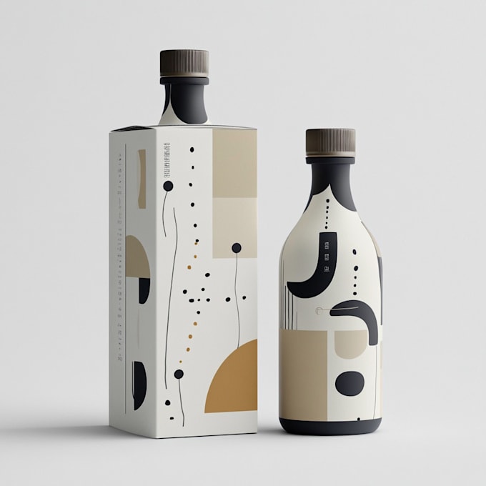 Draw modern and luxury packaging design by Reevarees | Fiverr