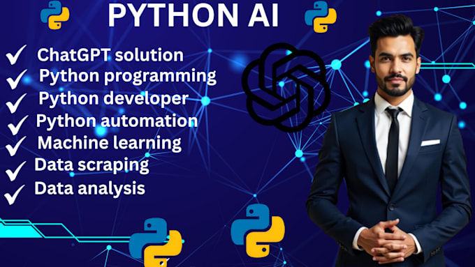 Develop custom ai chatbots using python and chatgpt by Juan_luis6 | Fiverr
