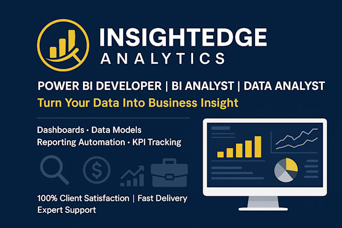 Do business intelligence analysis, power bi development by Dinsight_edge | Fiverr