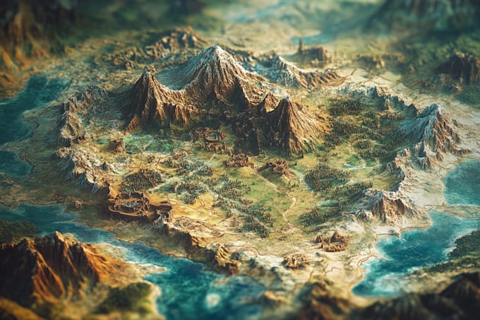 Create a professional fantasy map for you by Leialee_ | Fiverr