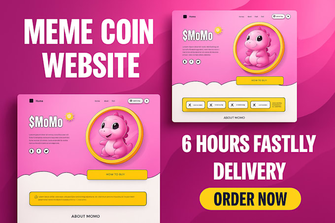 Create a viral meme coin, tokenomics, crypto website by Freddie_12345 ...