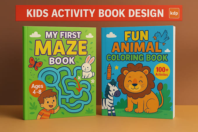 Design preschool children worksheet puzzle book activity book maze ...
