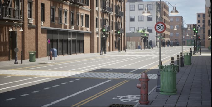 Make 3d game environment unity level design game game asset vr chart ...