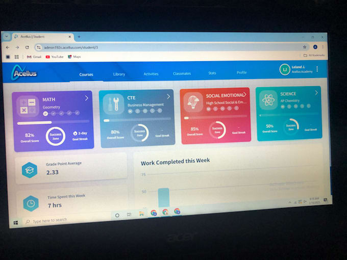 Complete your acellus all courses and subjects by Allahdino1238 | Fiverr