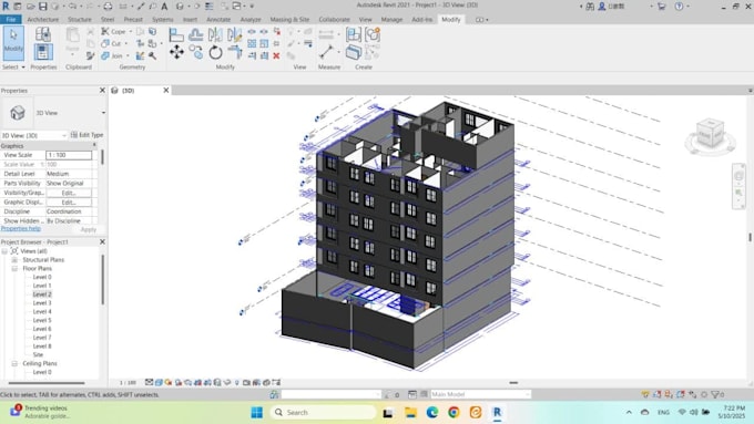 2d to 3d with revit by Kazemgoudarzy | Fiverr
