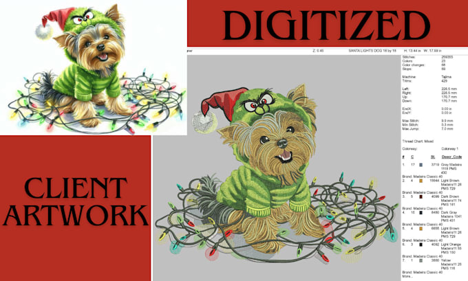 Digitize image for embroidery,embroidery digitizing logo by Designermts ...