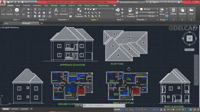 Draw 2d floor plan and full architectural and construction drawings in ...