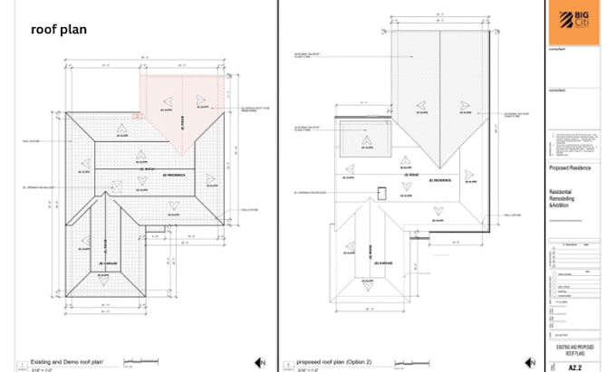 Architect of city permit blueprints, adu, mep, framing plan construction drawing by Myplans3 ...