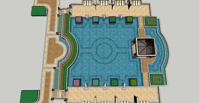 Detailed 2d swimming plans with 2d layouts and 3d visualization by ...