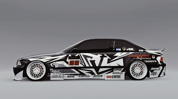 Custom 3d car design, drift racing assetto corsa mods,livery car ...