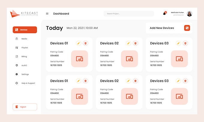 Design a modern web app, dashboard ui ux design by Mansipatel01 | Fiverr